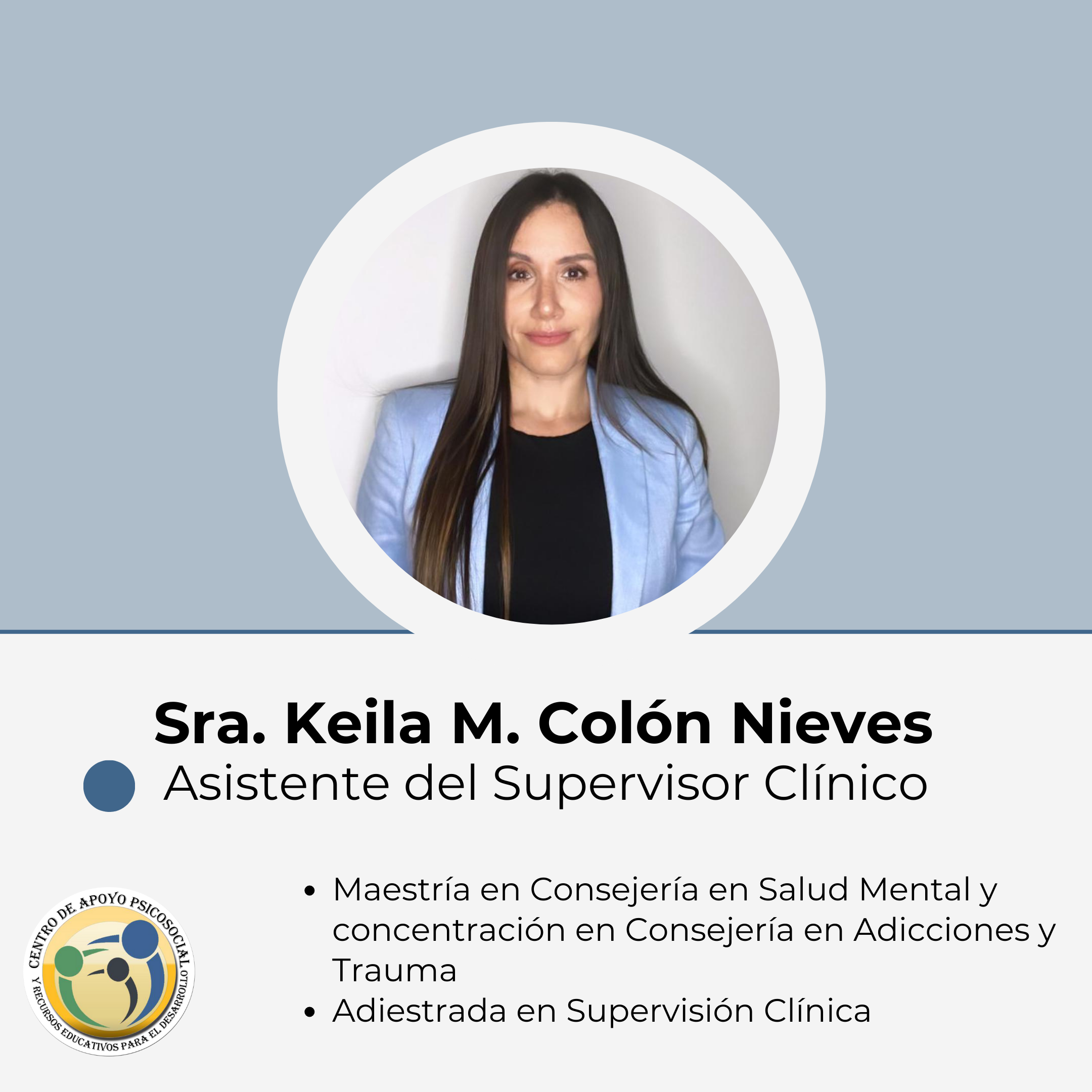 Sra. Keila M. Colón Nieves – Consejería y Liderazgo PR